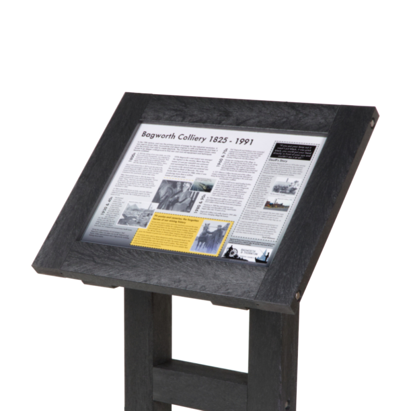 Recycled Plastic Lectern | Outdoor information Board