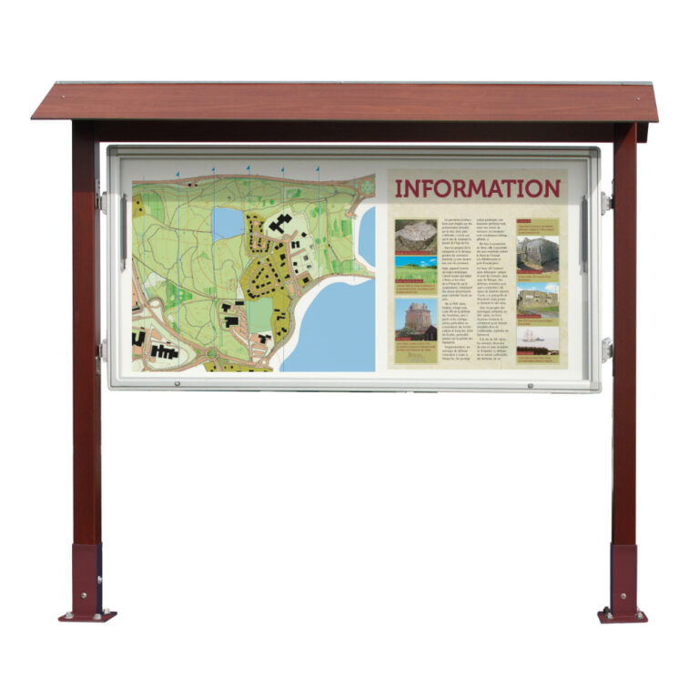 Buy Outdoor Roofed Notice Boards | Earth Anchors