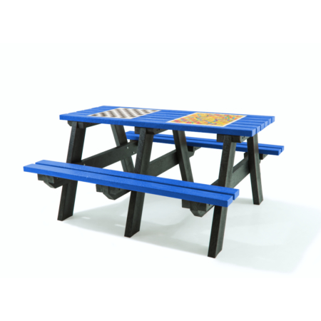 Outdoor Games Table | 4 Seater | Recycled Plastic