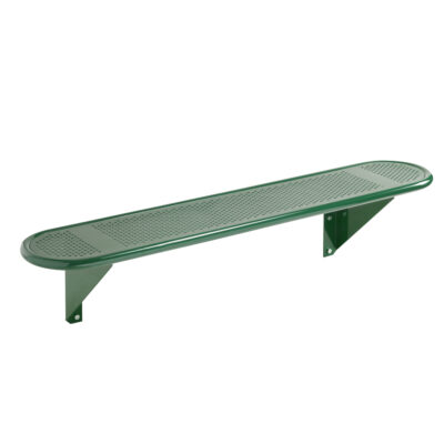 Wall Moulded Steel Bench | Earth Anchors