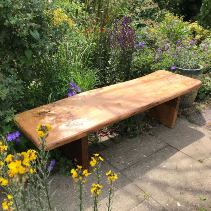 Buy Hand Crafted Oak Garden Seats | Earth Anchors