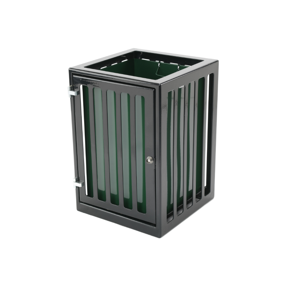 Small Round Cage Litter Bin | Earth-Anchors