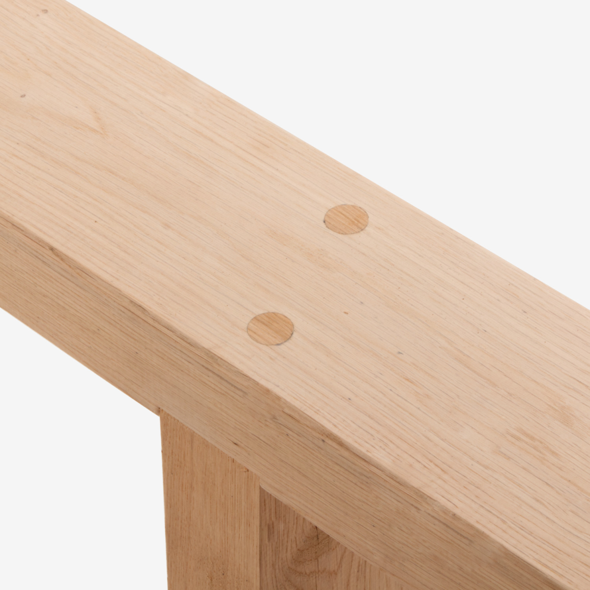 Simple Oak Bench | Earth-Anchors