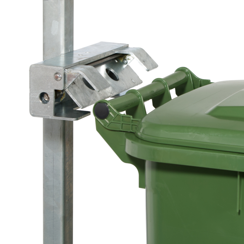 Wheelie Bin Security Lock Post - Preventing theft and vandalism